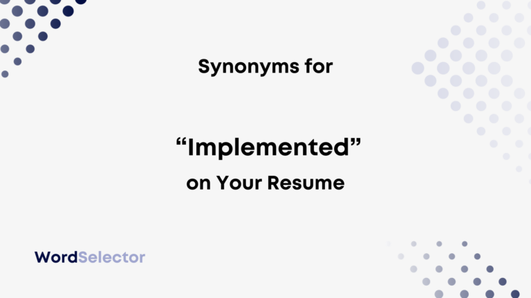 Synonyms for 